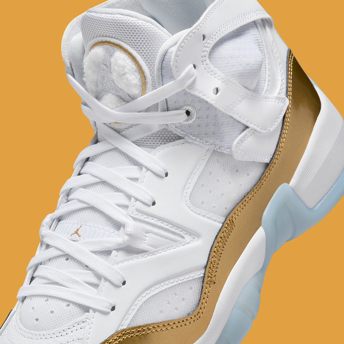 Jordan Two Trey "White/Metallic Gold/Ice Blue" DR9631-107 | SneakerNews.com