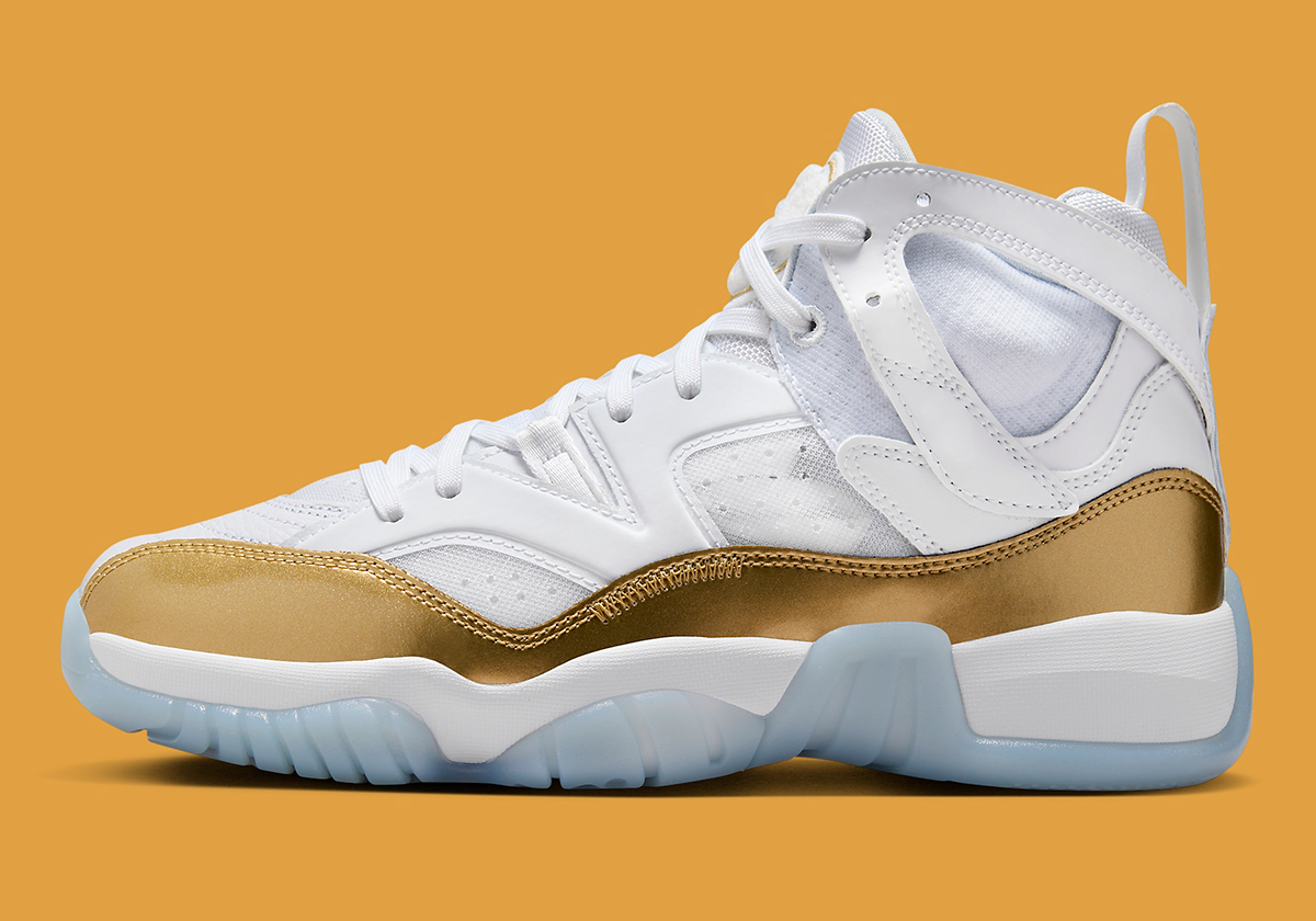 Jordan Two Trey "White/Metallic Gold/Ice Blue" DR9631-107 | SneakerNews.com