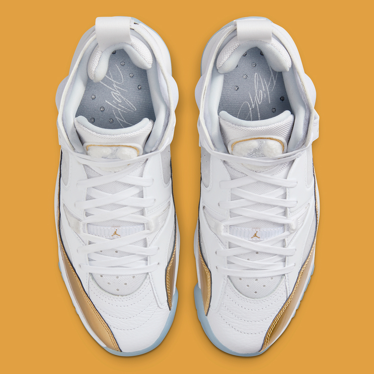 Jordan Two Trey "White/Metallic Gold/Ice Blue" DR9631-107 | SneakerNews.com