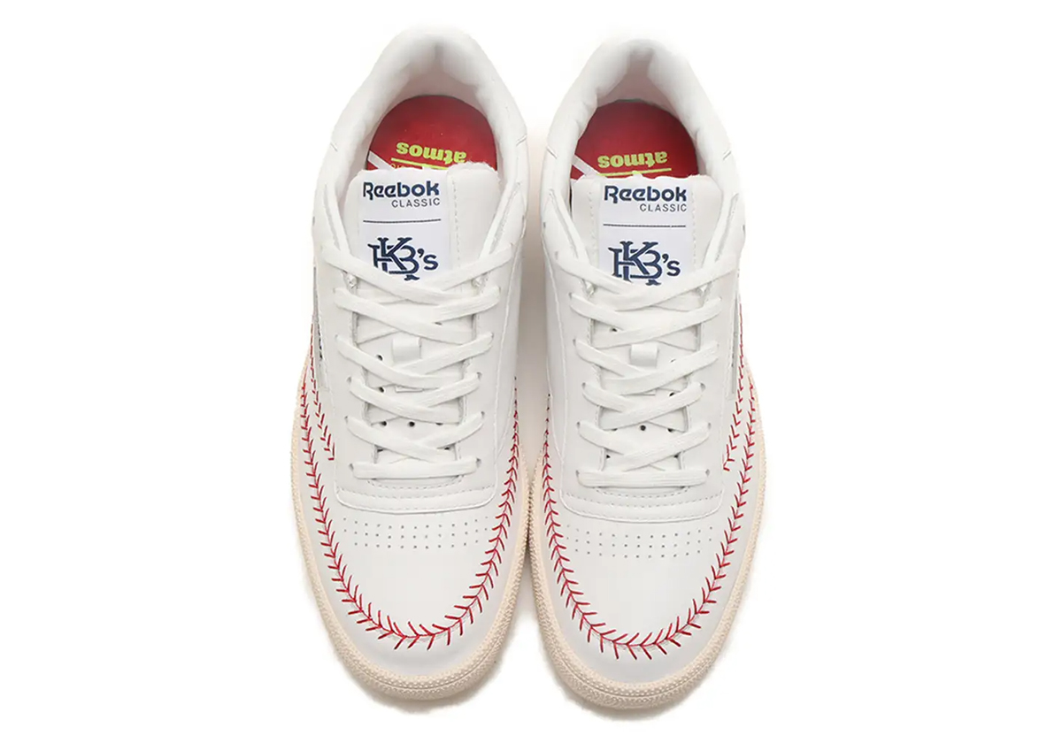 Atmos x Keboz x Reebok Club C 85 "Baseball" | SneakerNews.com