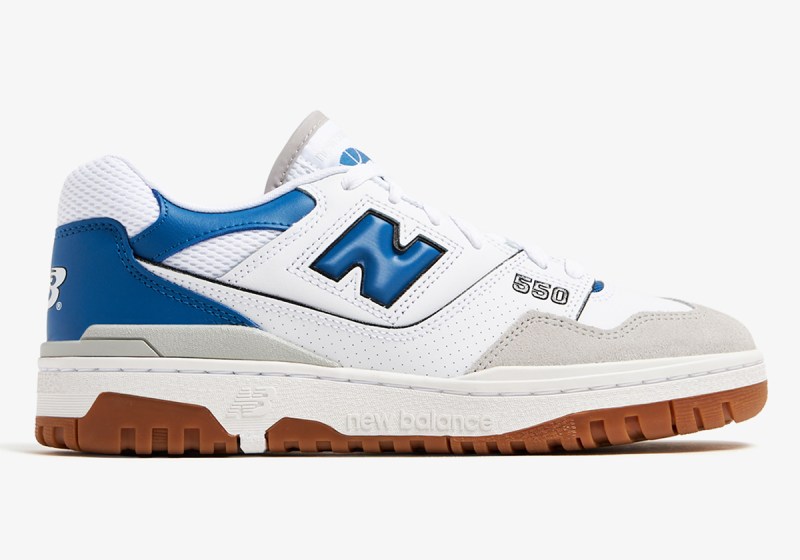 New Balance 550 "White/Blue/Gum" BB550ESA | SneakerNews.com