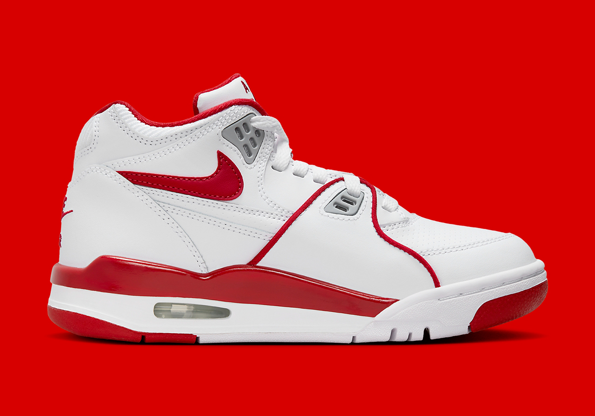 Nike Air Flight 89 GS "White/Red" HF0406-101 | SneakerNews.com