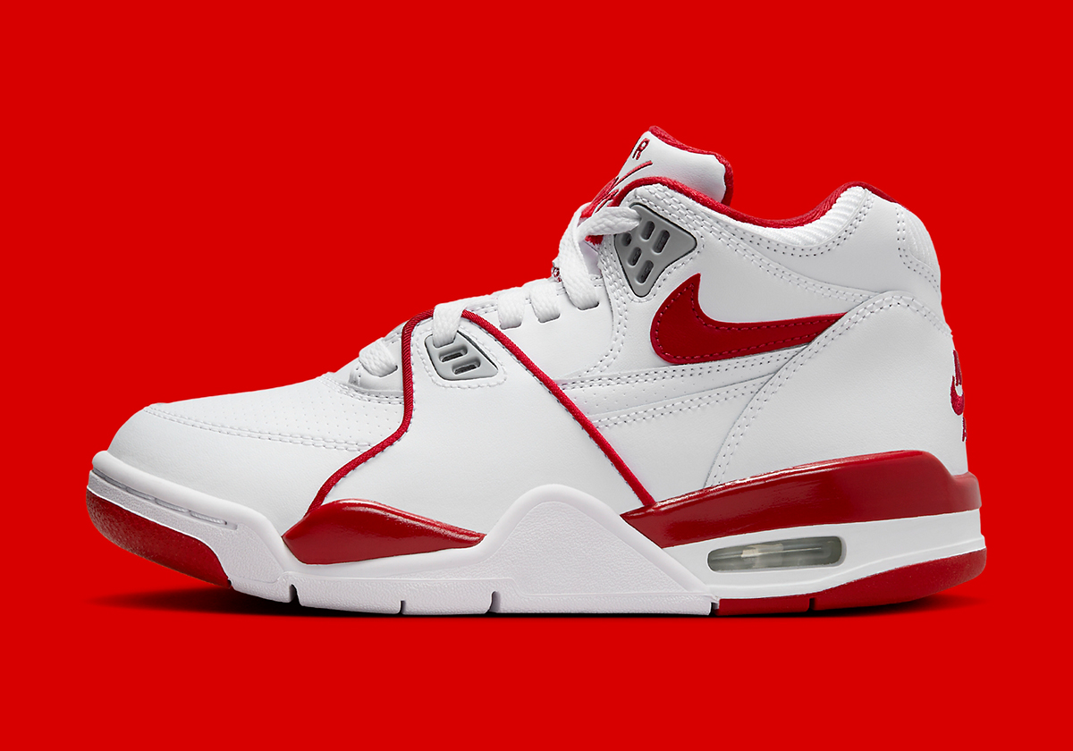 Nike Air Flight 89 GS "White/Red" HF0406-101 | SneakerNews.com