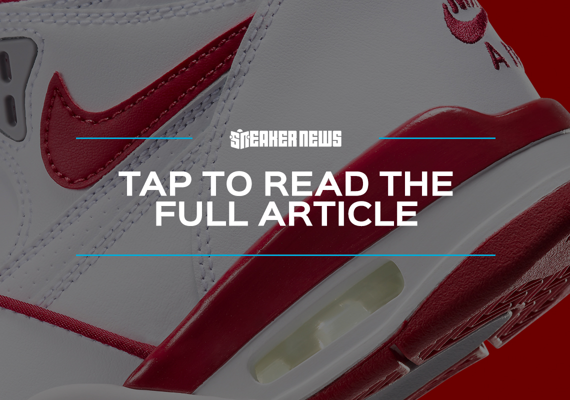 Nike Air Flight 89 GS "White/Red" HF0406-101 | SneakerNews.com