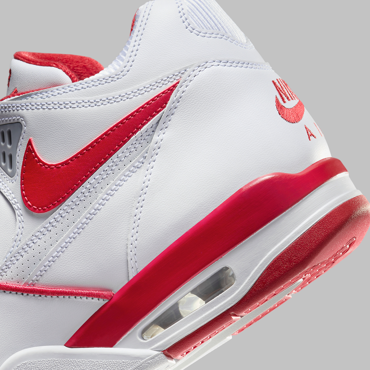 Nike Air Flight 89 GS "White/Red" HF0406-101 | SneakerNews.com