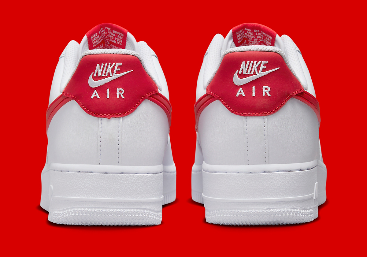 The Nike Air Force 1 Low Wears Red "Swoosh Armor" In Latest Delivery ...