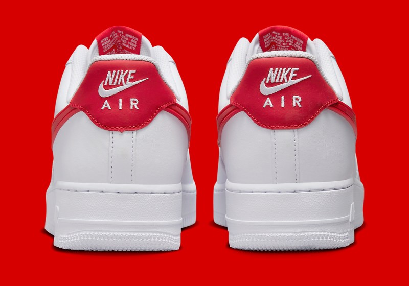 The Nike Air Force 1 Low Wears Red "Swoosh Armor" In Latest Delivery ...