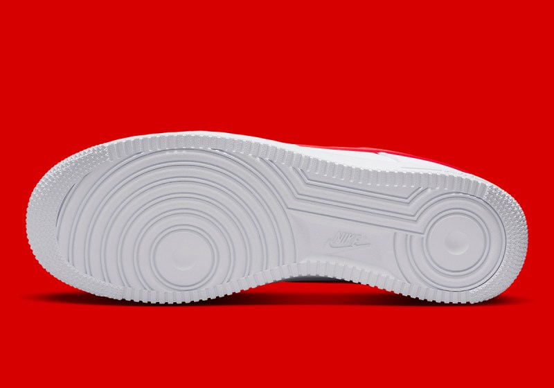 The Nike Air Force 1 Low Wears Red "Swoosh Armor" In Latest Delivery ...