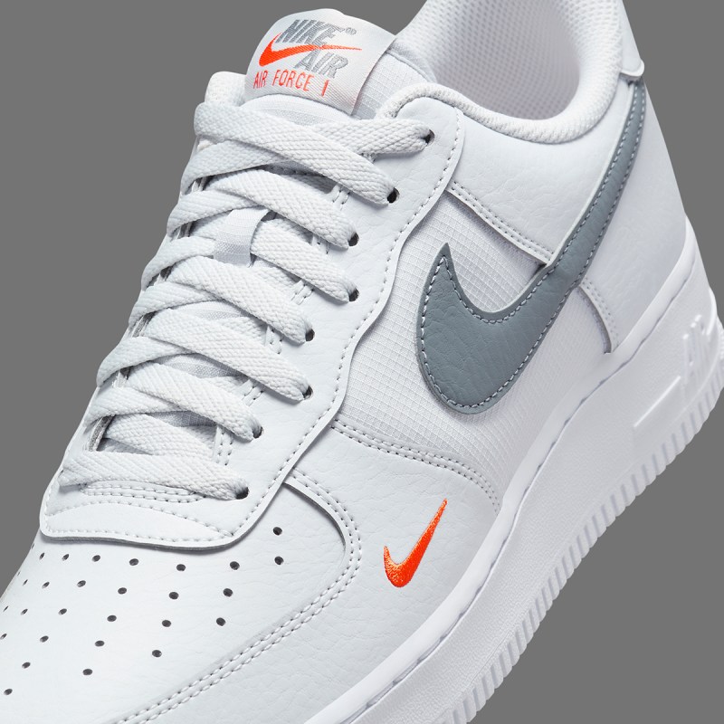 Nike Air Force 1 Low "White/Grey/Orange" HF3836-001 | SneakerNews.com