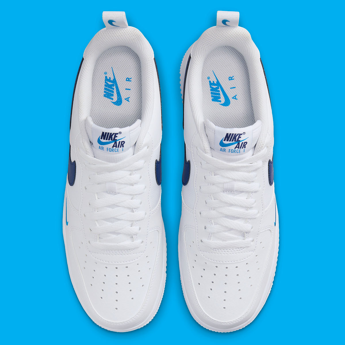 An Updated Nike Air Force 1 Arrives In "Obsidian/Photo Blue ...