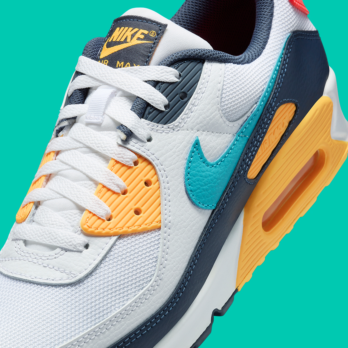 Nike Air Max 90 "White/University Gold/Dusty Cactus" HF8460-100 ...