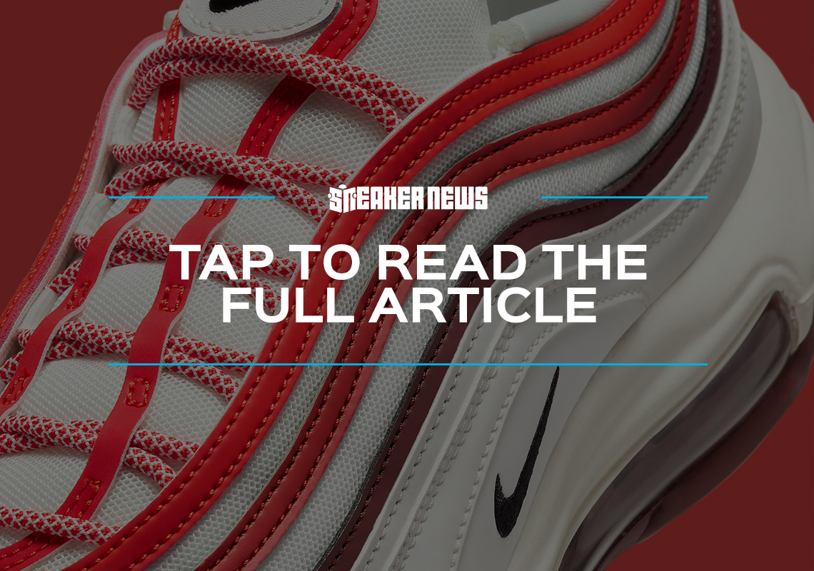 Nike Air Max 97 "White/Dune Red" FN6957-101 | SneakerNews.com
