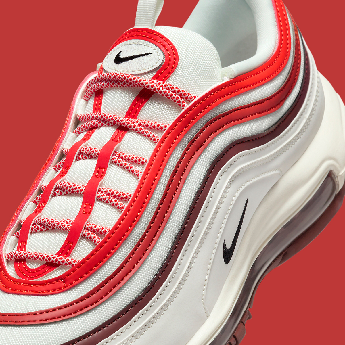 Nike Air Max 97 "White/Dune Red" FN6957-101 | SneakerNews.com