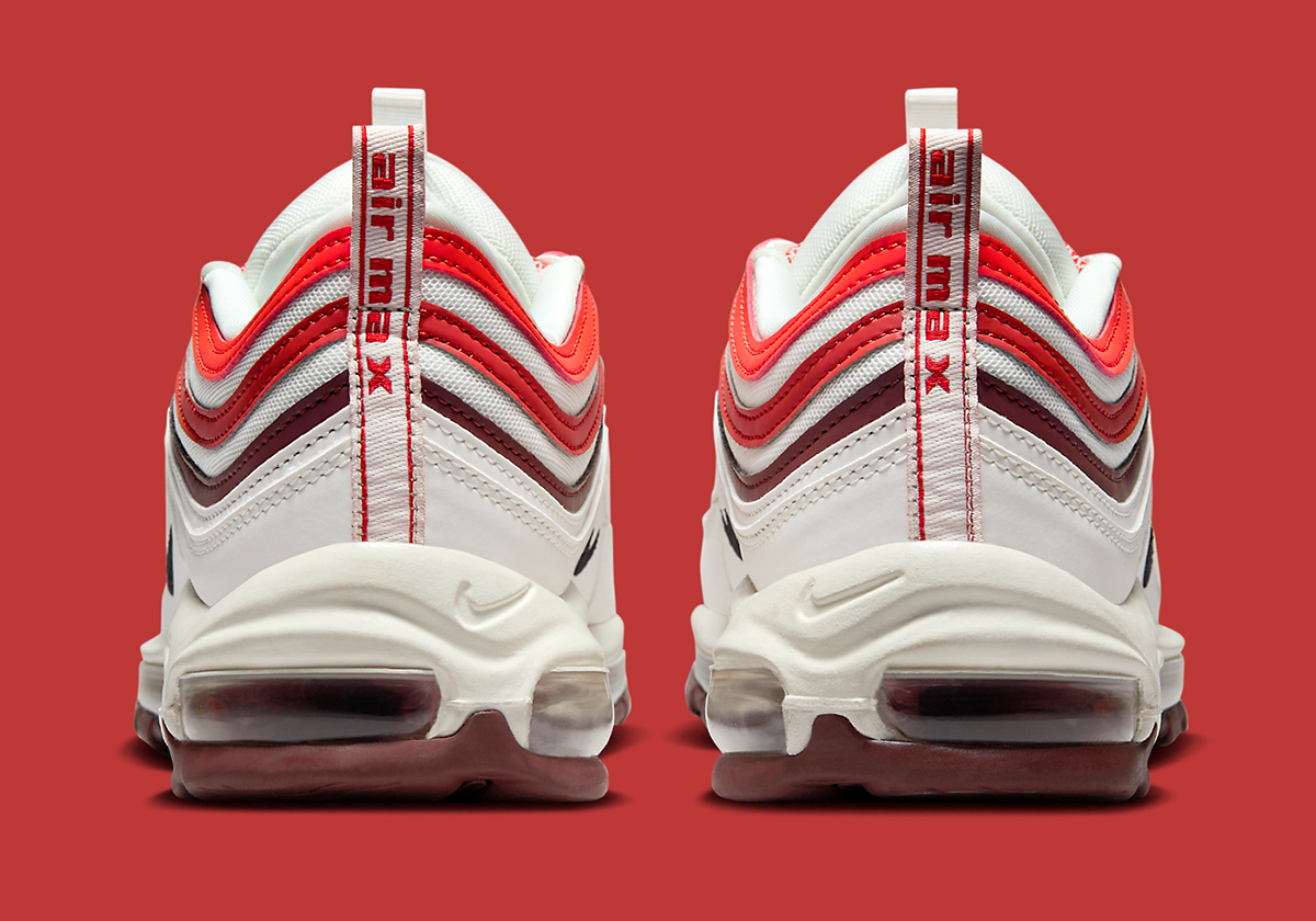 Nike Air Max 97 "White/Dune Red" FN6957-101 | SneakerNews.com