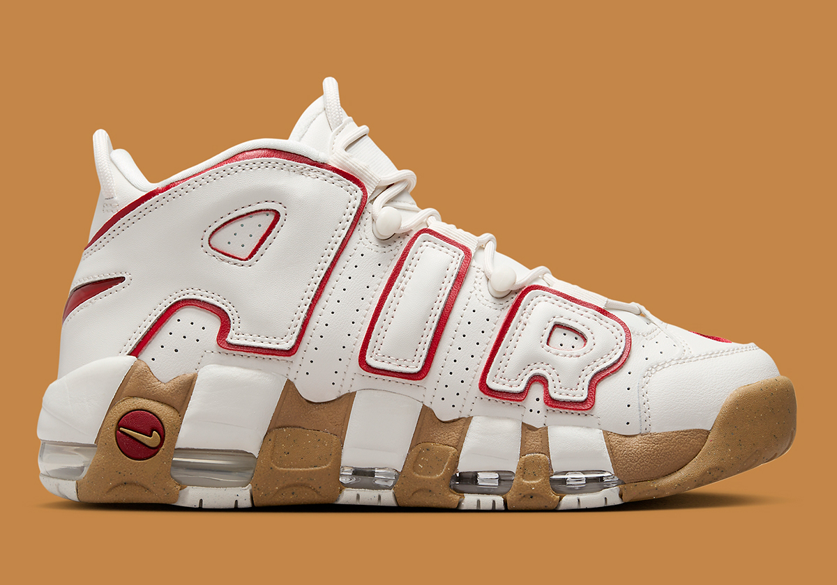 Nike Air More Uptempo "White/Red/Gum" DV1137-002 | SneakerNews.com