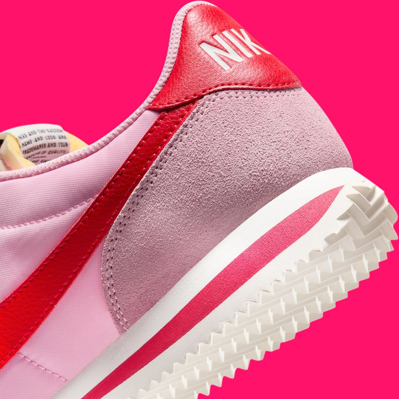 Nike Cortez Womens "Medium Soft Pink/Fire Red" HF9994-600 | SneakerNews.com