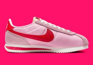 Nike Cortez Womens "Medium Soft Pink/Fire Red" HF9994-600 | SneakerNews.com