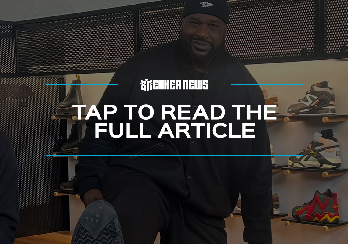 Check Out Shaq's Custom Reeboks With Hidden Pepsi Cans | SneakerNews.com