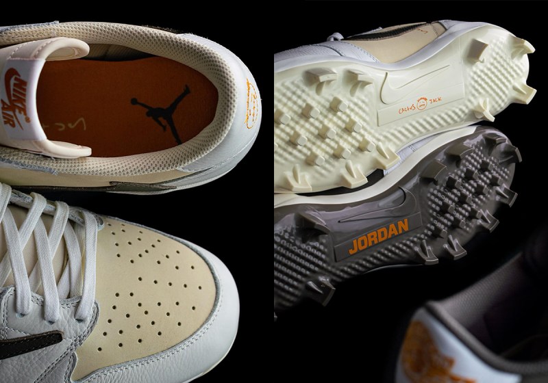 Travis Scott Made Air Jordan 1 Low Cleats For His Cactus Jack HBCU ...