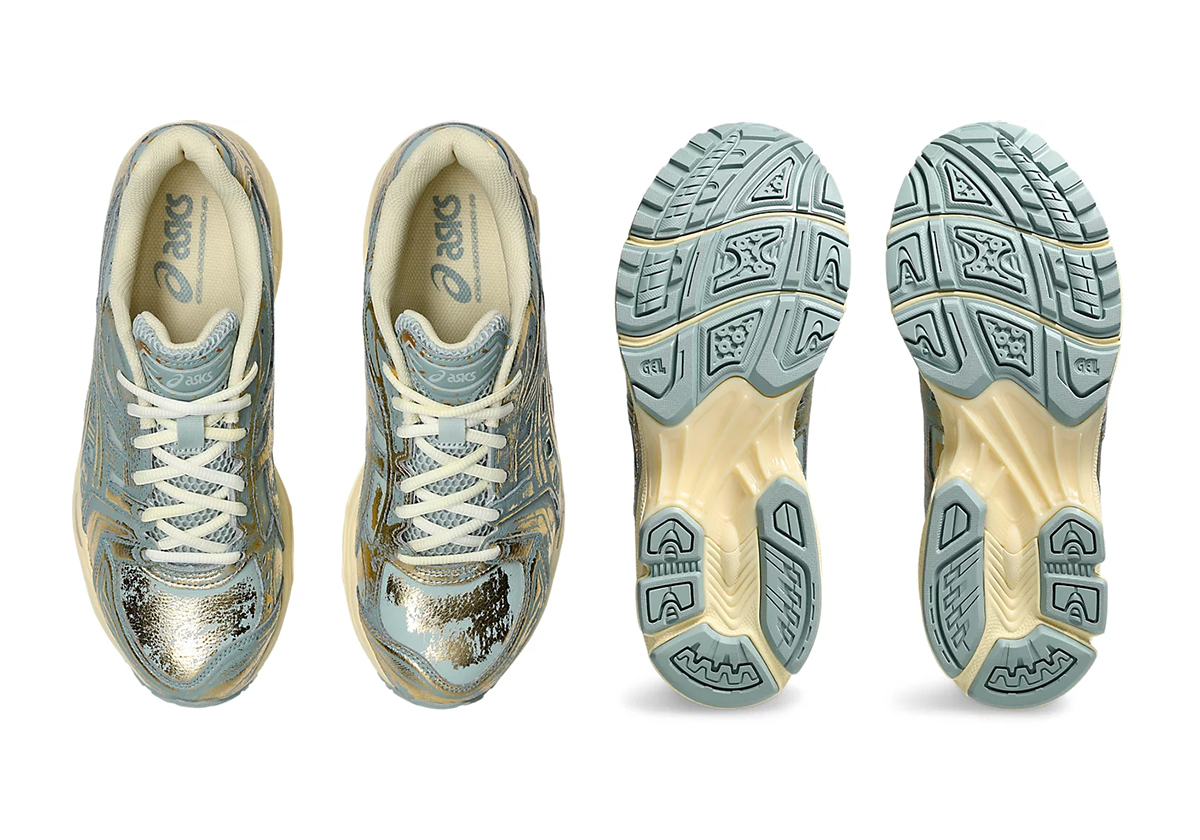 ASICS GEL-Kayano 14 "Pure Gold/Cold Moss" 1203A476-200 | SneakerNews.com