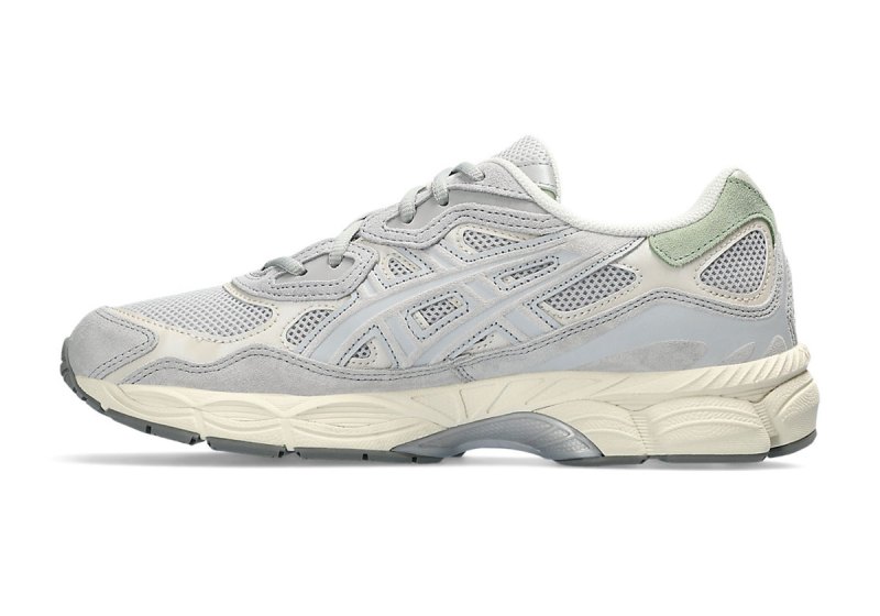 ASICS GEL-NYC "Cloud Grey/Green" 1203A383-022 | SneakerNews.com