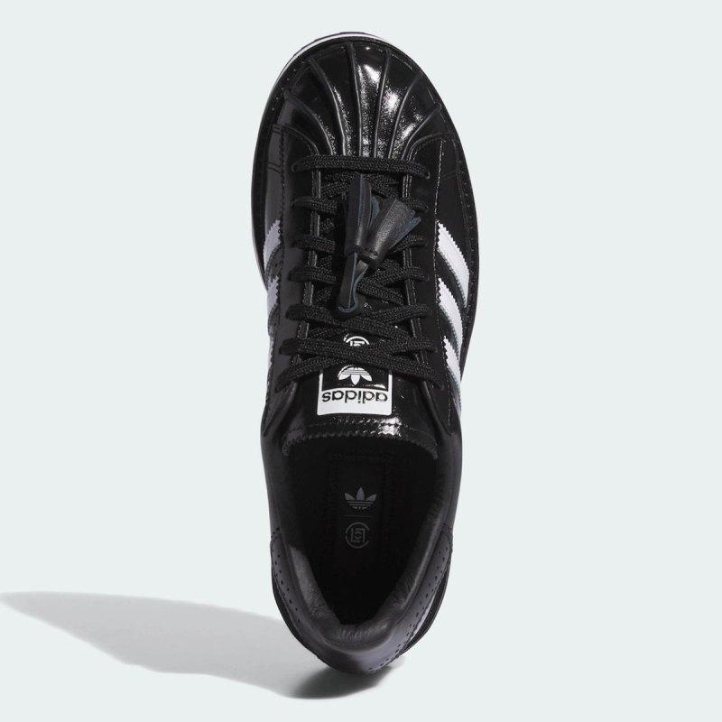 CLOT x adidas Superstar "Core Black/Cloud White" IH5953 | SneakerNews.com