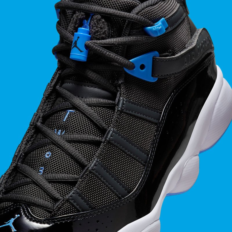 Jordan 6 Rings "Black/Dark Powder Blue/White" 322922-041 | SneakerNews.com