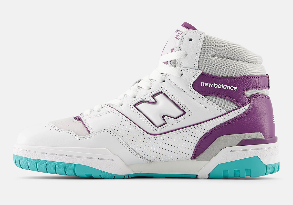 New Balance 650 "White/Aqua/Grape" BB650REC | SneakerNews.com