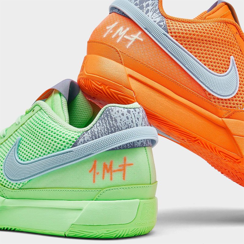 Nike Ja 1 "Bright Mandarin/Vapor Green" FQ4796-800 | SneakerNews.com