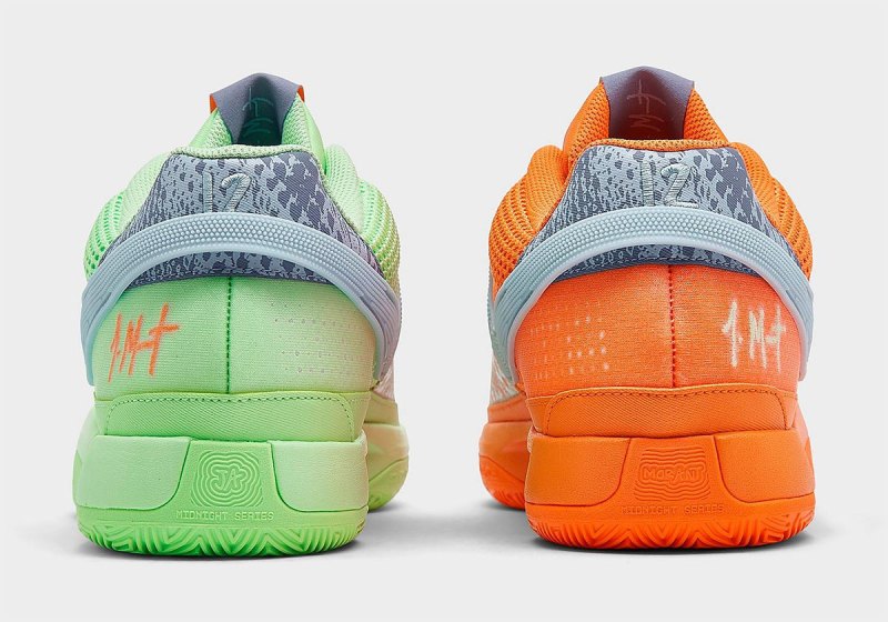 Nike Ja 1 "Bright Mandarin/Vapor Green" FQ4796-800 | SneakerNews.com