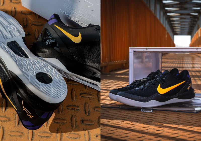 Nike Kobe 8 Protro "Black/University Gold/Court Purple" HF9550-001 ...