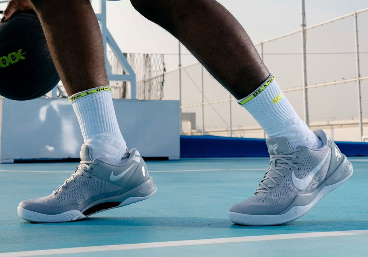 Detailed Look At The Nike Kobe 8 Protro "Wolf Grey" | SneakerNews.com