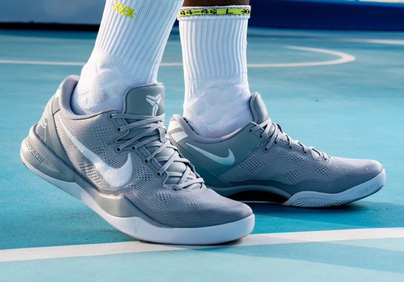 Detailed Look At The Nike Kobe 8 Protro "Wolf Grey" | SneakerNews.com