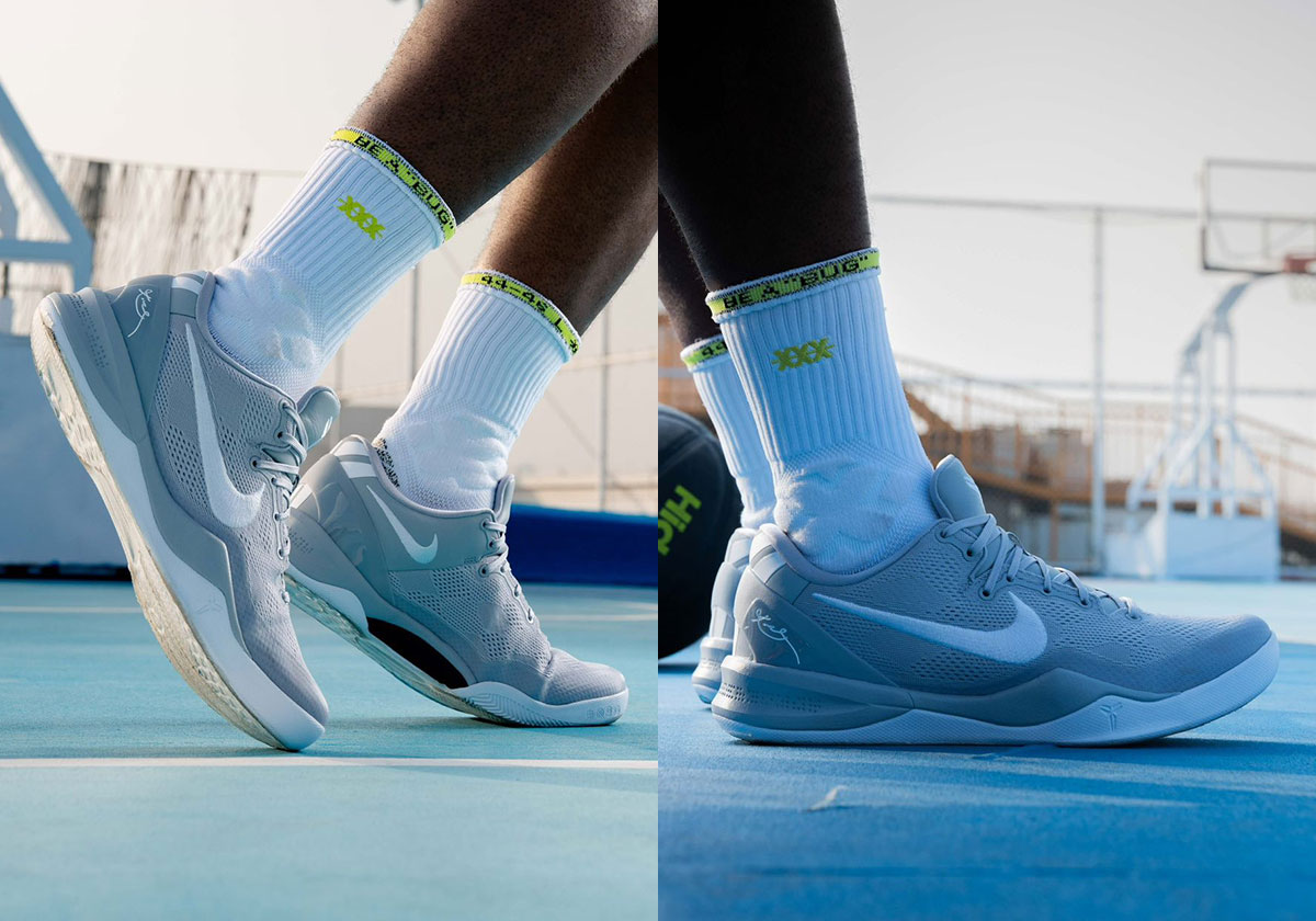 Detailed Look At The Nike Kobe 8 Protro "Wolf Grey" | SneakerNews.com