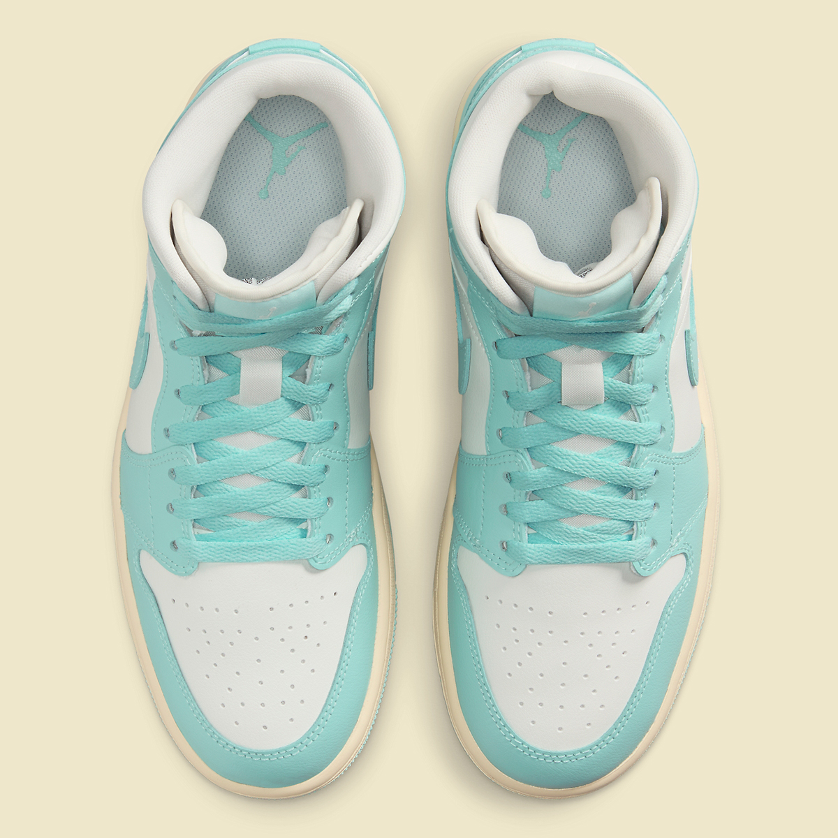 Air Jordan 1 Mid Women's "Sail/Light Dew/Muslin" BQ6472-132 ...
