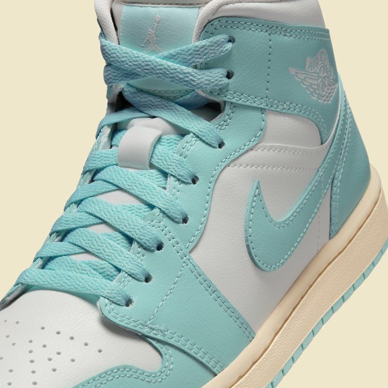 Air Jordan 1 Mid Women's "Sail/Light Dew/Muslin" BQ6472-132 ...
