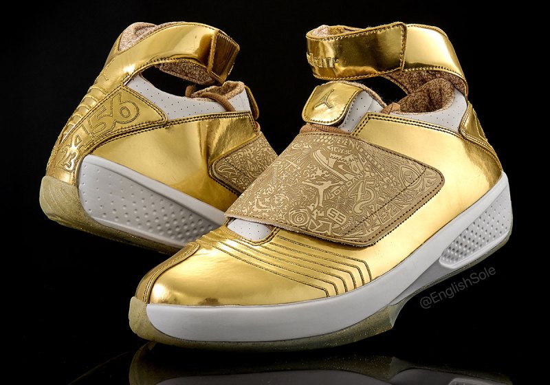Air Jordan 20 Drake "Gold" PE | SneakerNews.com