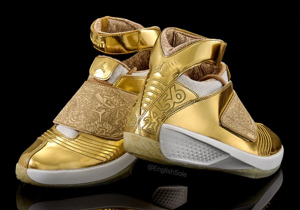 Air Jordan 20 Drake "Gold" PE | SneakerNews.com