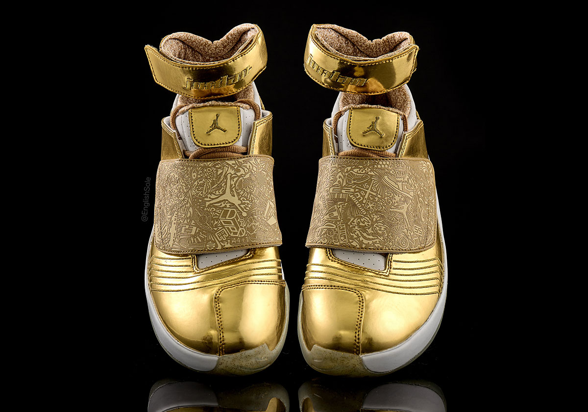 Air Jordan 20 Drake "Gold" PE | SneakerNews.com