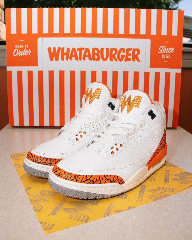 How To Win The Air Jordan 3 "Whataburger" Customs | SneakerNews.com