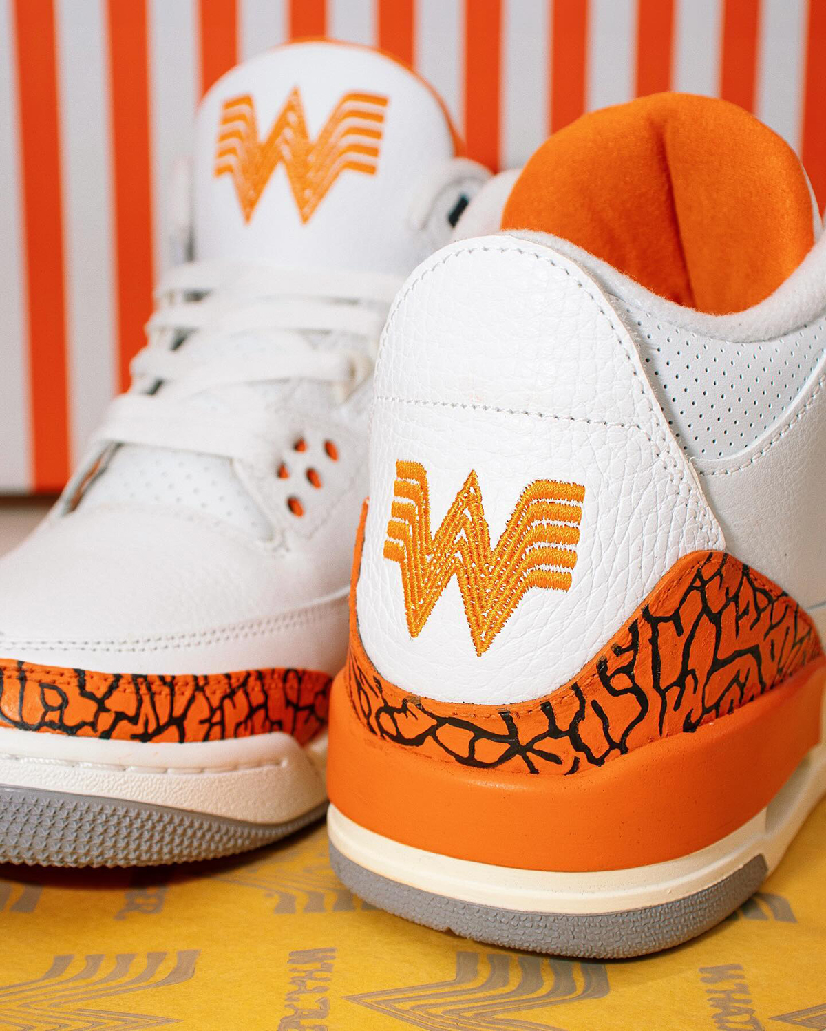 How To Win The Air Jordan 3 "Whataburger" Customs | SneakerNews.com