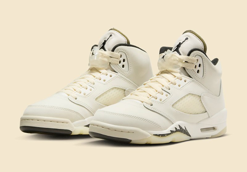 Air Jordan 5 Retro SE "Sail/Black" FN7405-100 Release Date ...