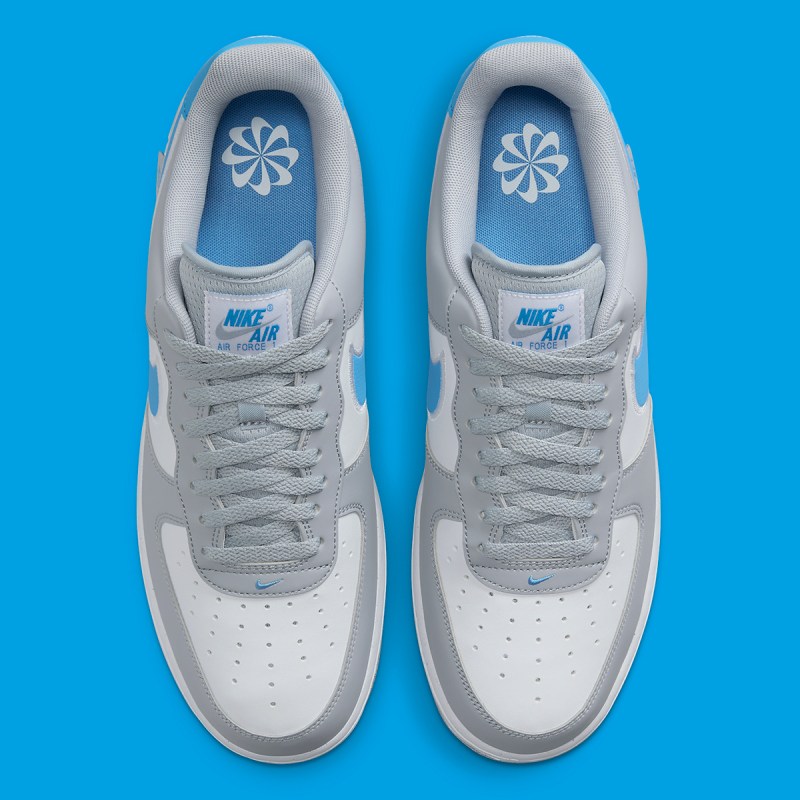 Nike Air Force 1 Low "Grey/University Blue" HM0721-001 | SneakerNews.com