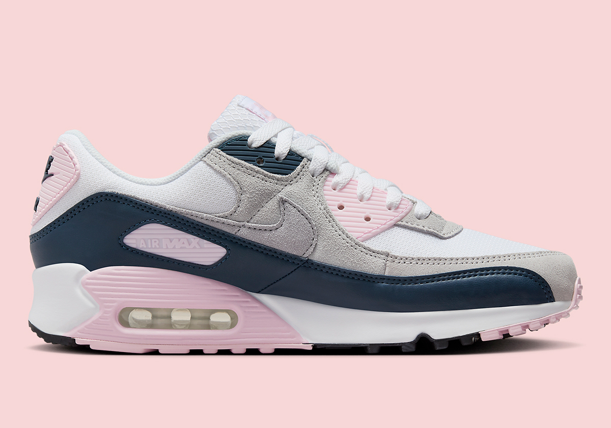 Nike Air Max 90 "Pink/Navy" DM0029-106 | SneakerNews.com