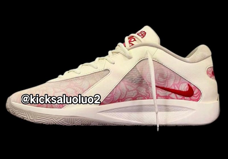 Nike Giannis Freak 6 "Roses" Release Date FV1295-100 | SneakerNews.com