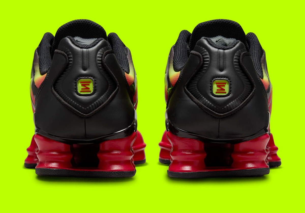 Nike Shox TL Women's "Black/Volt/Fire Red" HJ9609-001 | SneakerNews.com