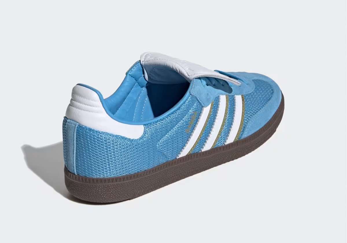 adidas Samba LT "Semi Blue Burst/Cloud White/Gum" IE9170 | SneakerNews.com