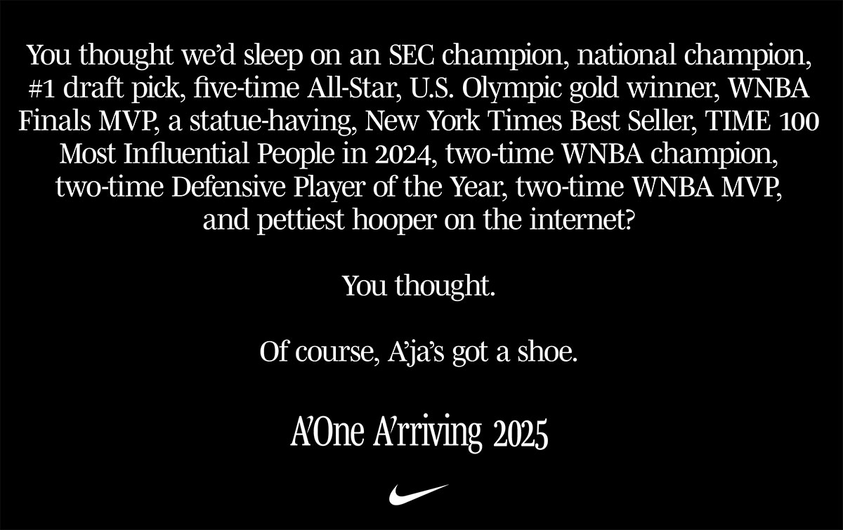 A'ja Wilson Logo Nike Signature Shoe | SneakerNews.com