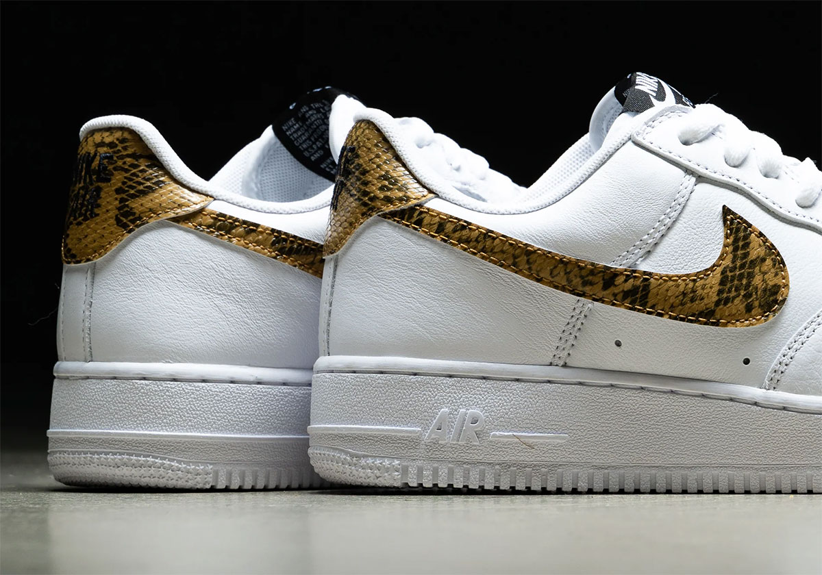 Nike Air Force 1 Low QS "Ivory Snake" AO1635-100 | SneakerNews.com