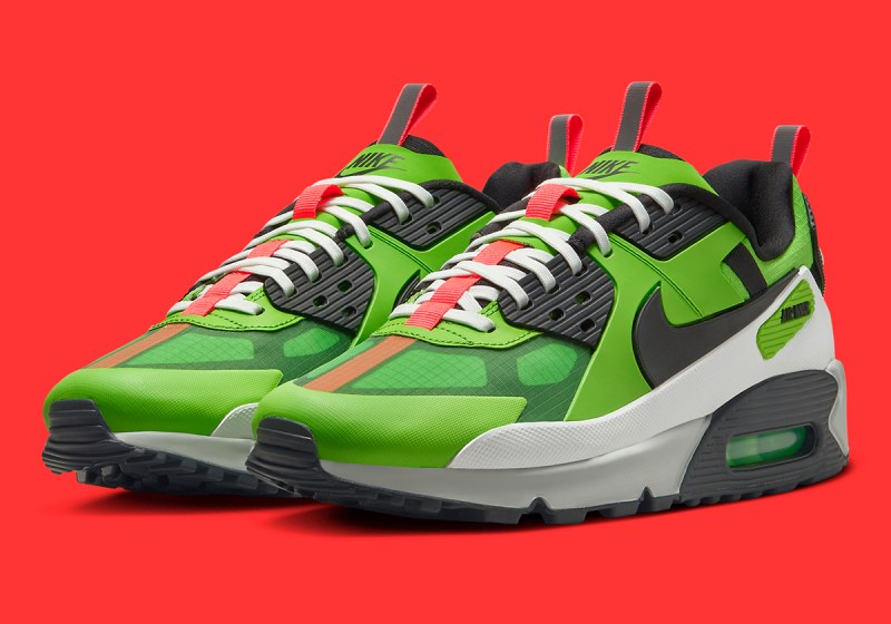Nike Air Max 90 Drift "Action Green/Black/Bright Crimson" FB2877-300 ...